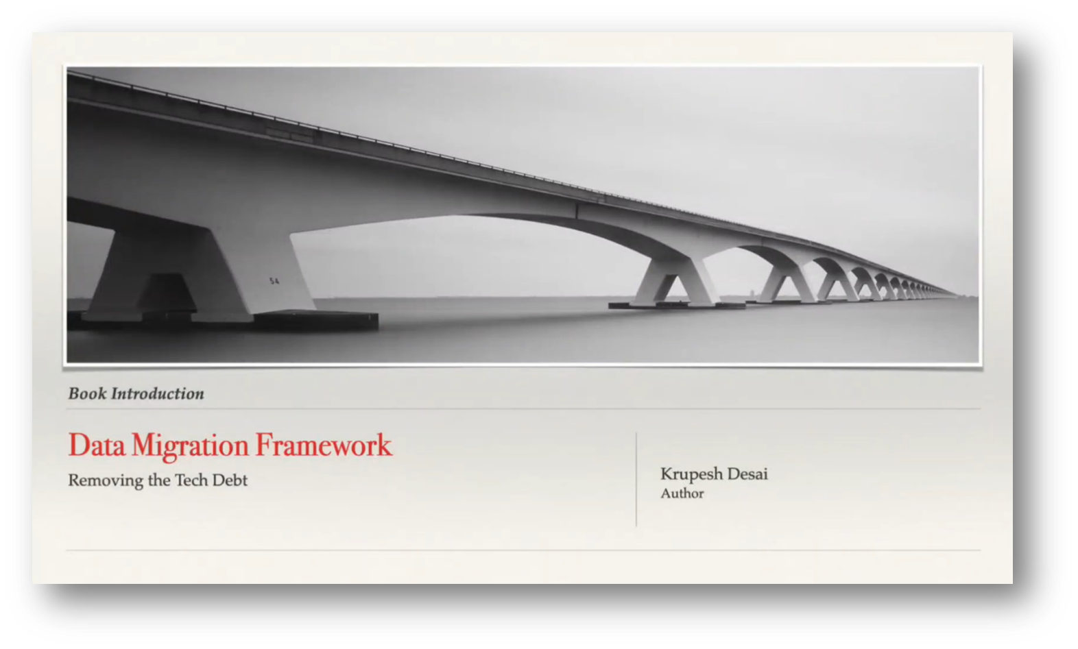 Data Migration Framework - Book Launch with Krupesh Desai | Modelware ...